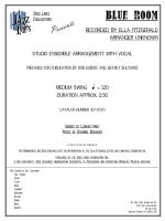 AT LAST: Arranged by Riley Hampton, Transcribed by Dylan Canterbury ...